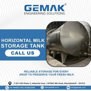 Horizontal Milk Storage Tank A Vital Asset in the Dairy Industry ...